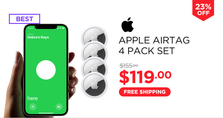 Apple AirTag 4-Pack Set available for S$119 with free shipping, costs ...