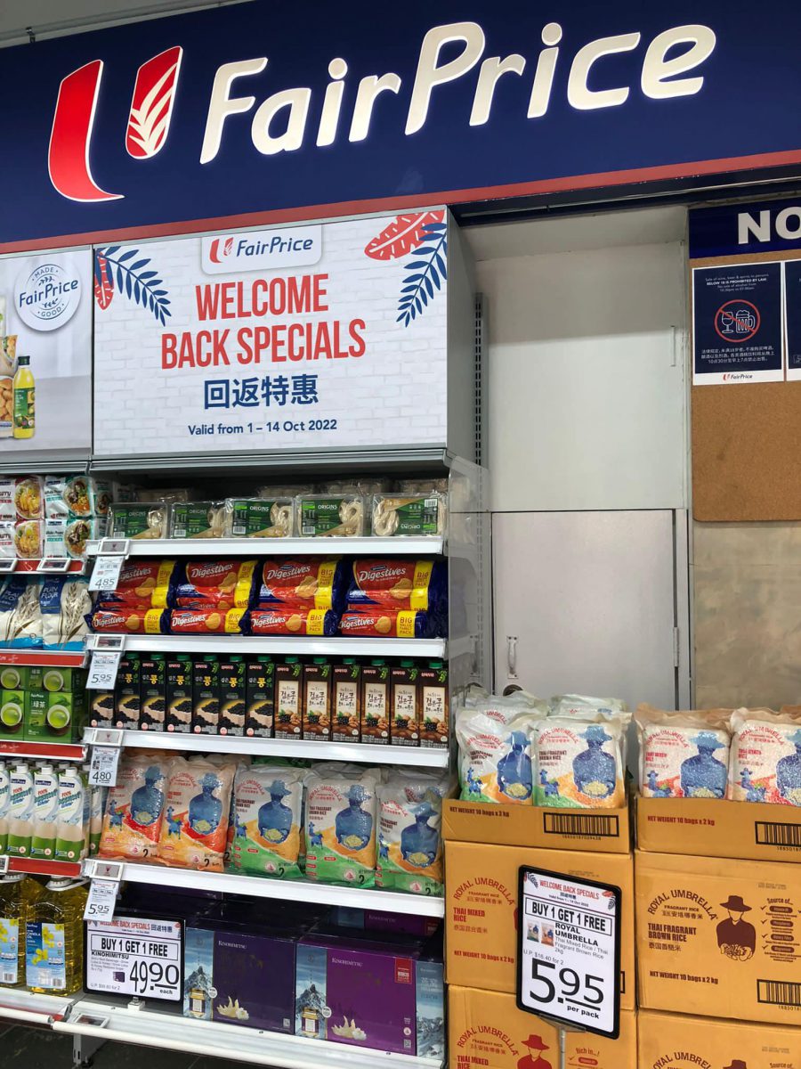 FairPrice Chai Chee reopens with 1-FOR-1 Royal Umbrella Thai Rice, $0. ...