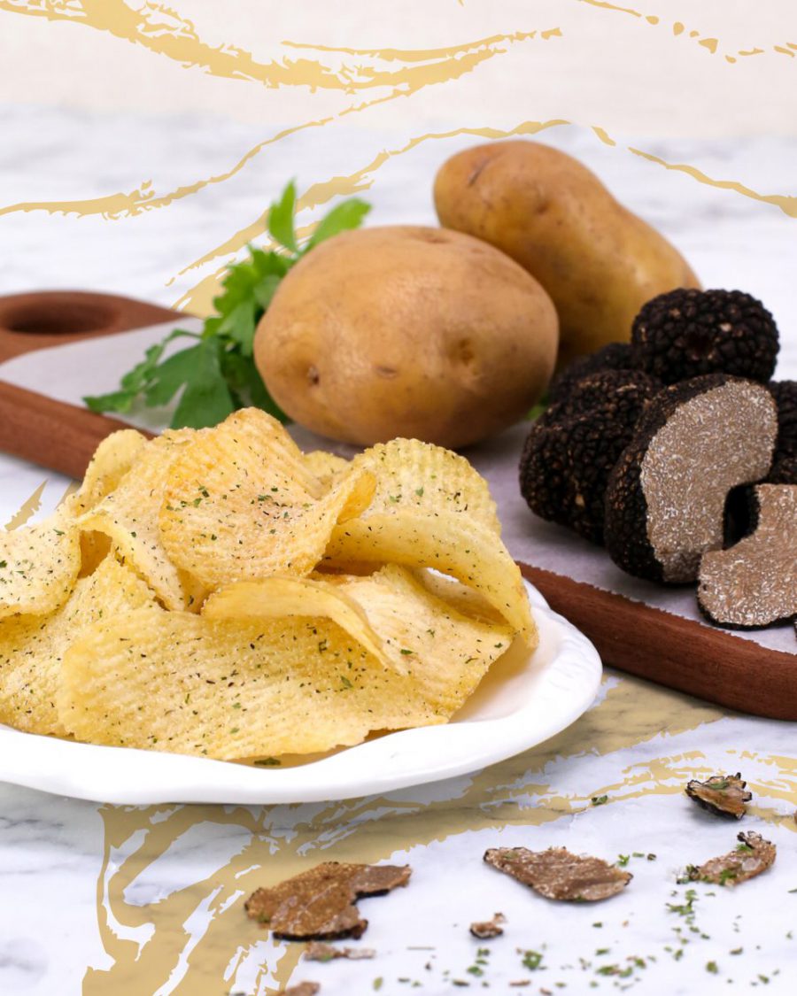 IRVINS Truffle Potato Chips available for $6 per pack, infused with ...