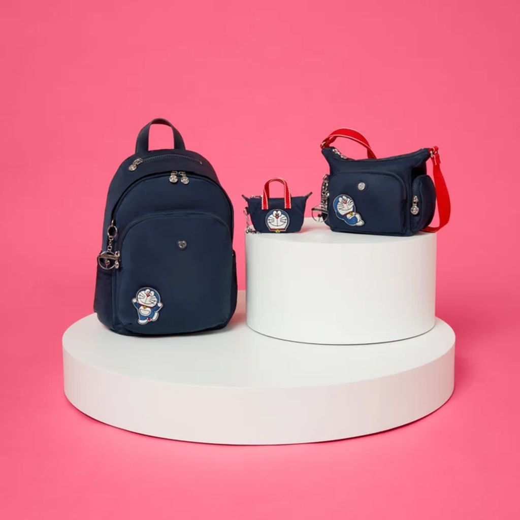 Doraemon-themed Kipling Bags, Totes & Accessories Collection available ...
