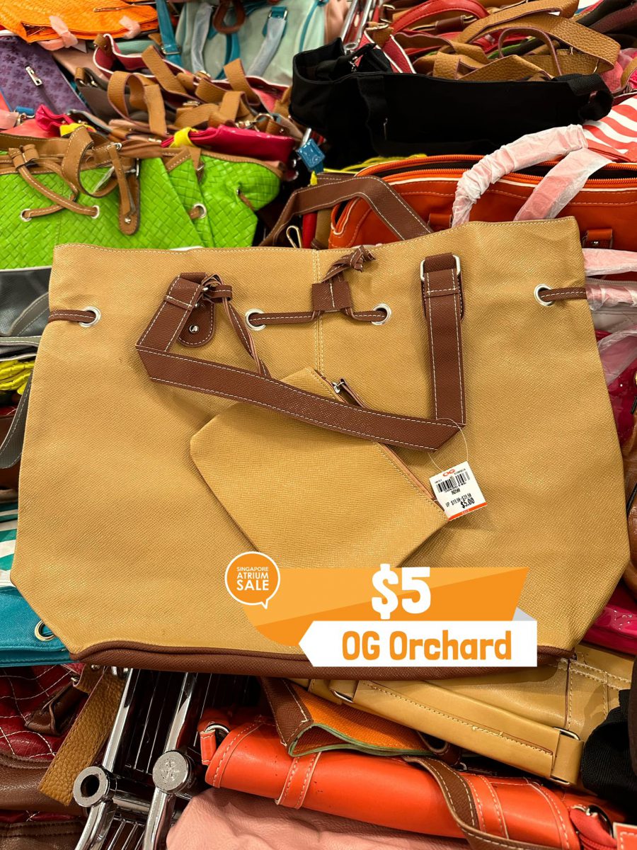OG Orchard selling lots of Women Bags at just $5 each till Oct 9 ...