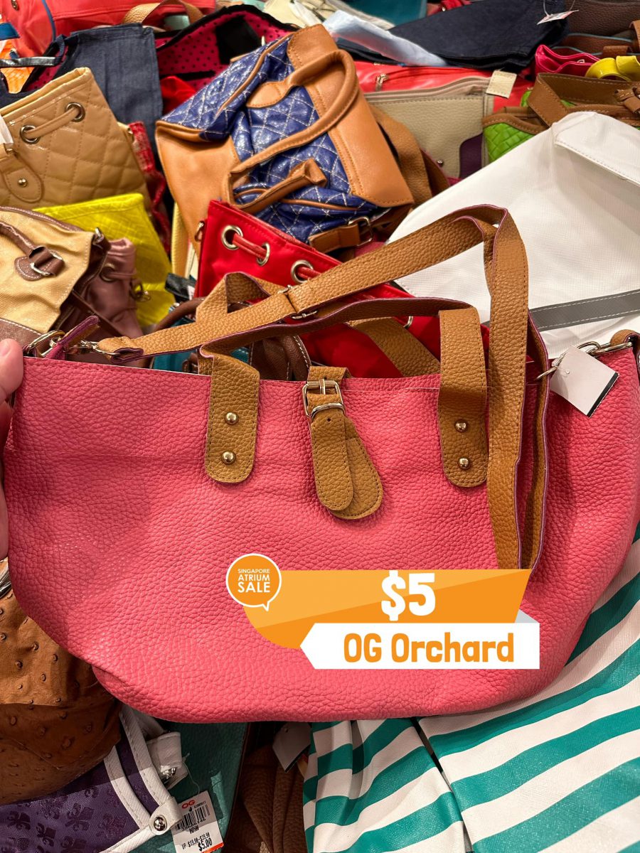 OG Orchard selling lots of Women Bags at just $5 each till Oct 9 ...