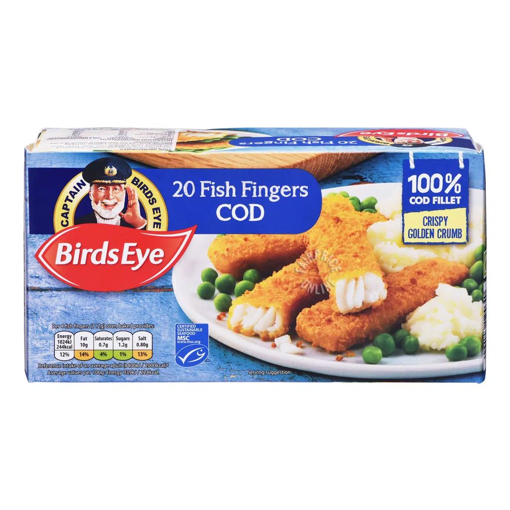 FairPrice selling 20pc Bird's Eye Cod Fish Fingers at 26% OFF till Oct ...
