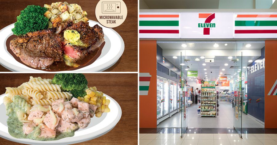 7-Eleven S'pore launches first-ever Microwavable Steak & Pasta Dishes ...