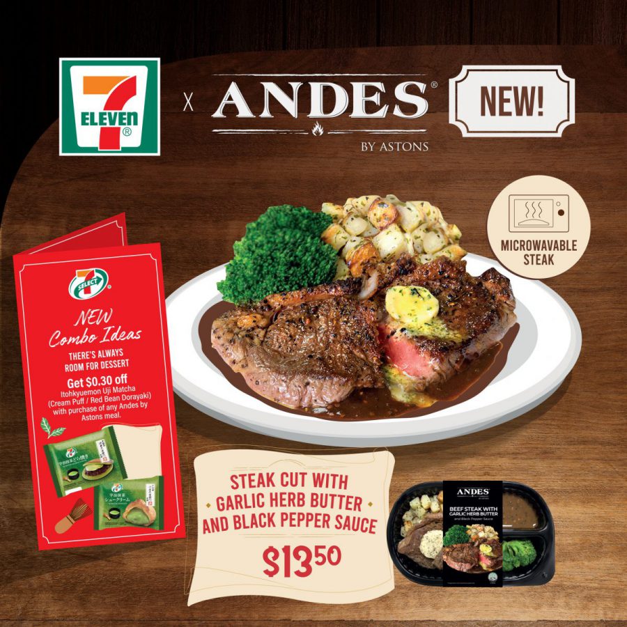 7-Eleven S'pore launches first-ever Microwavable Steak & Pasta Dishes ...