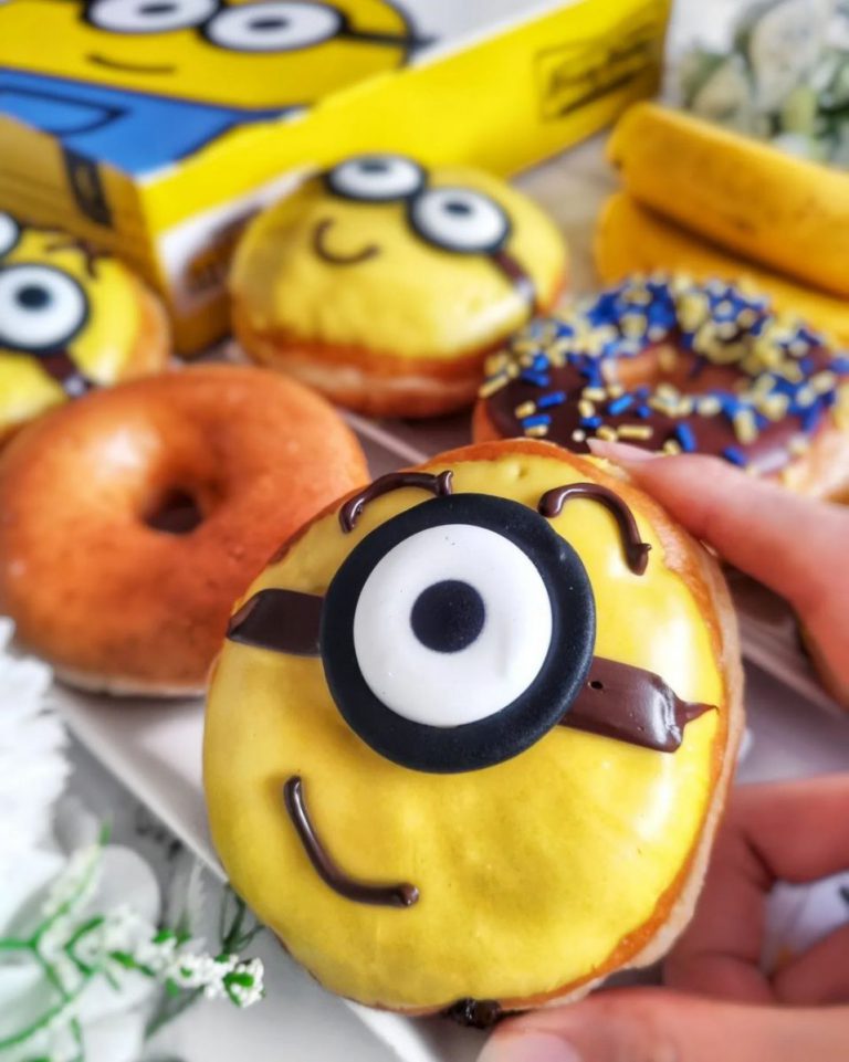 Krispy Kreme S'pore has Banana-glazed Minions Doughnuts with Chocolate ...