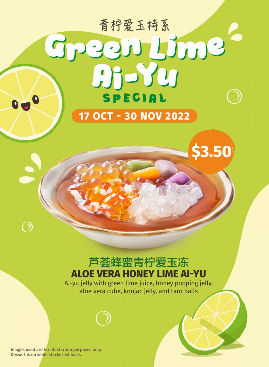 Nine Fresh 九鲜 brings back Green Lime Ai-Yu Dessert after popular demand ...