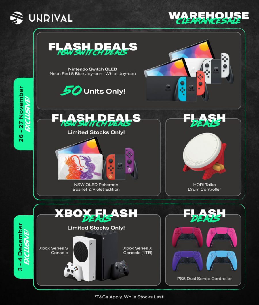 Games & Console Warehouse Sale in Ubi has up to 90% OFF lots of titles ...