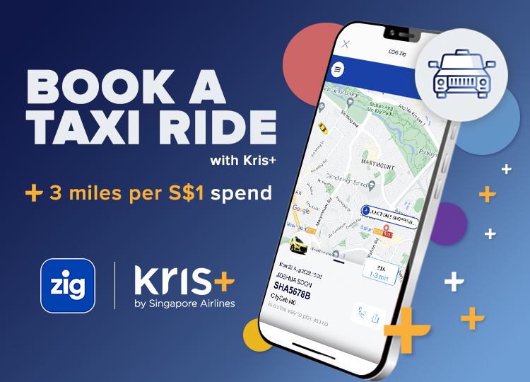 Earn 3 Miles Per Dollar spend when you book ComfortDelGro Taxi via ...