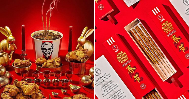 KFC Thailand launches 'Fried Chicken' Incense Sticks with scent ...