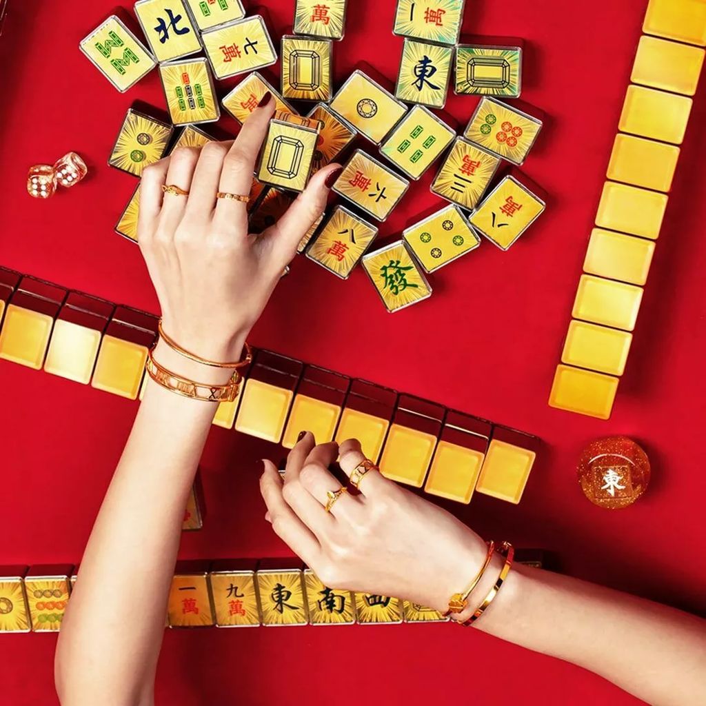 SK Jewellery selling Limited Edition 999 Pure Gold Mahjong Set to ...