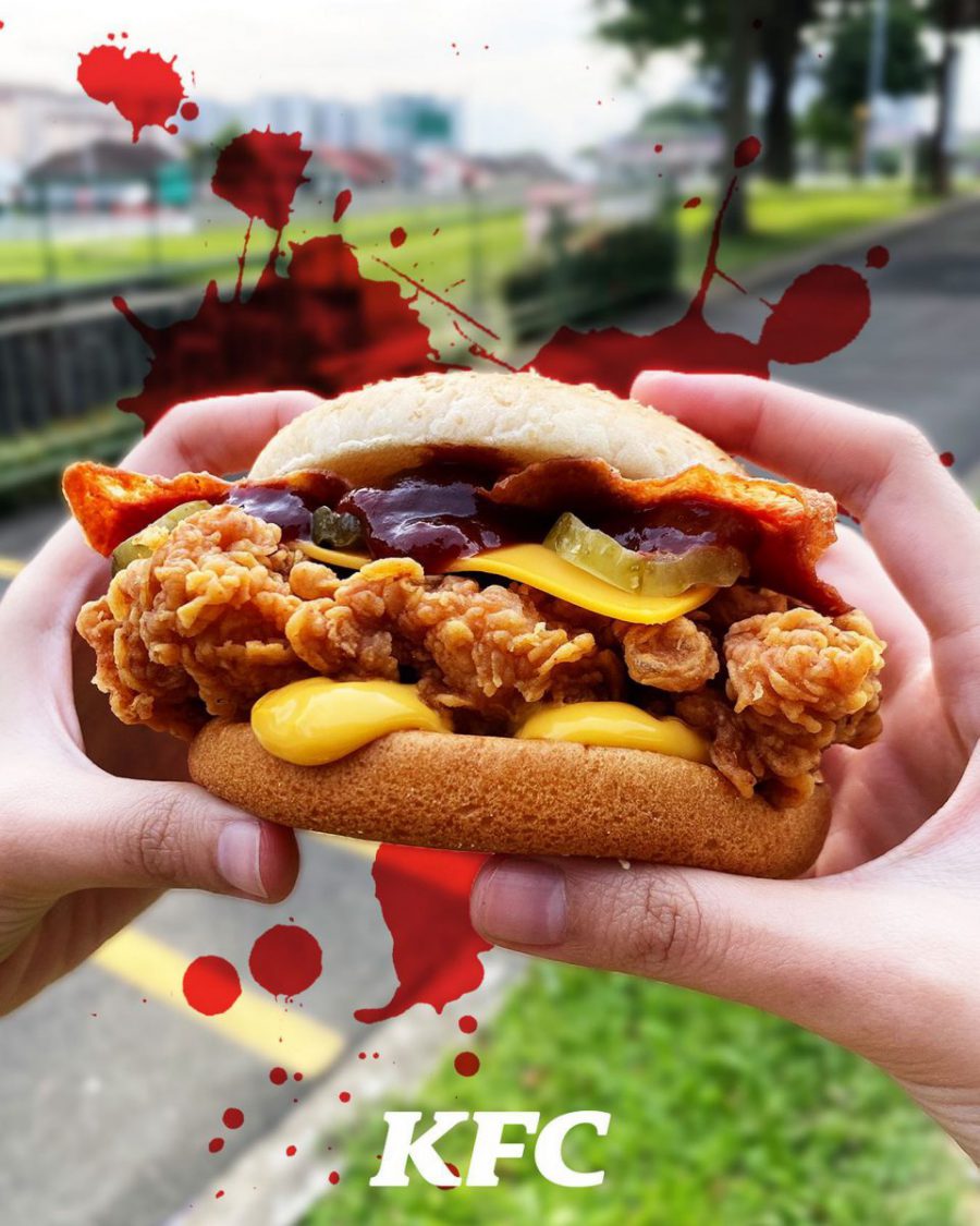 KFC S'pore offers 50% OFF BBQ Cheese Zinger Box with Trust Card, pay ...