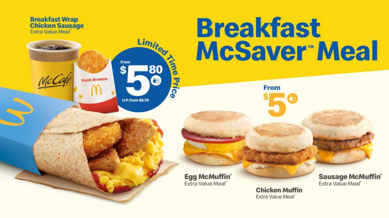 McDonald's brings back $5 Breakfast McSaver Meals, choose from ...