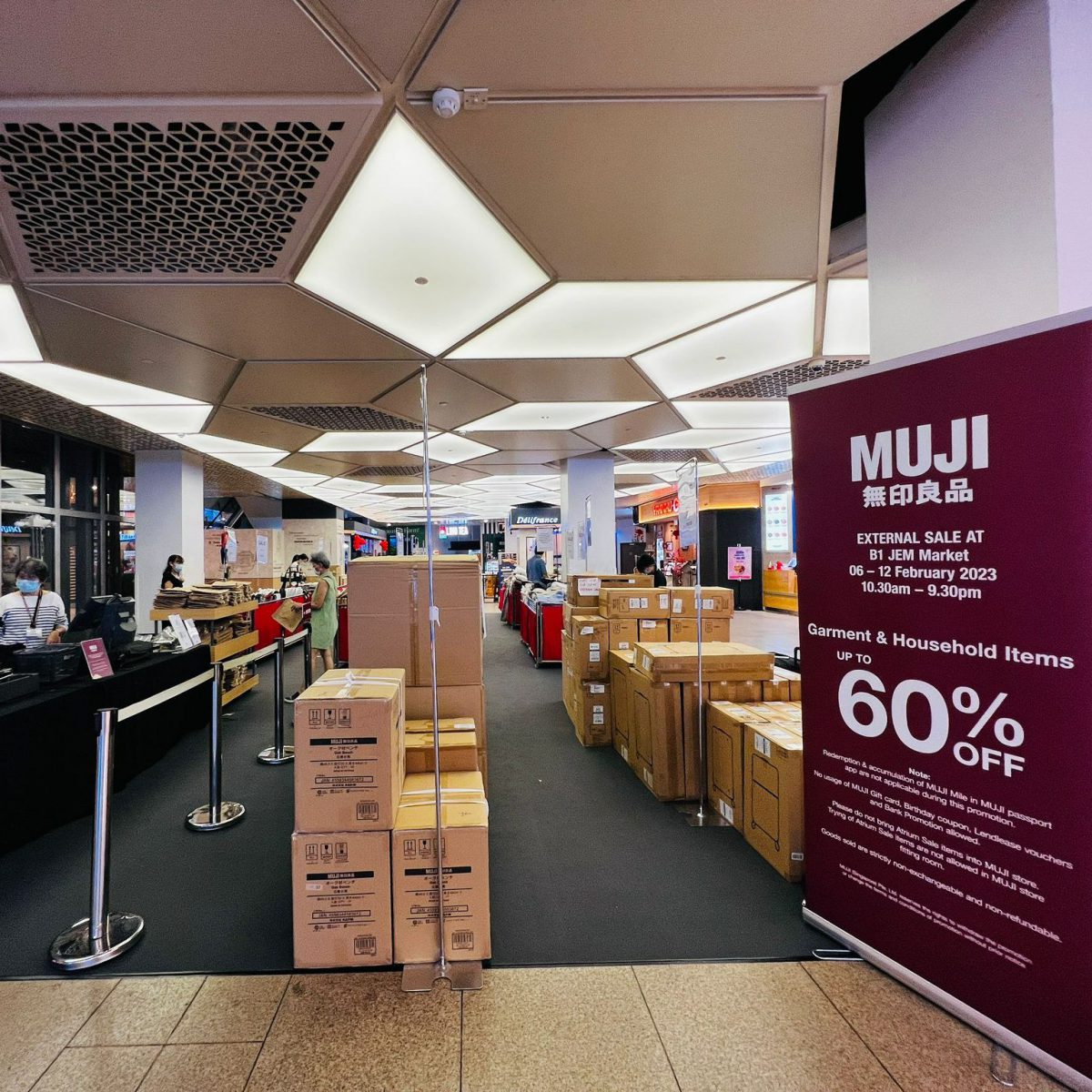 MUJI External Sale in JEM till Feb 12 has up to 60% OFF lots of ...
