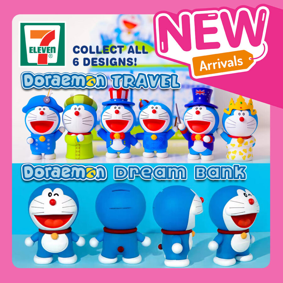7-Eleven S'pore selling travel-themed Doraemon Action Figures for $15 ...
