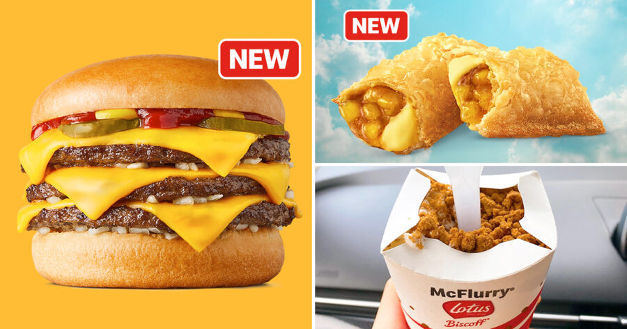 McDonald's launching Triple Cheeseburger, Apple Custard Pie and brings ...