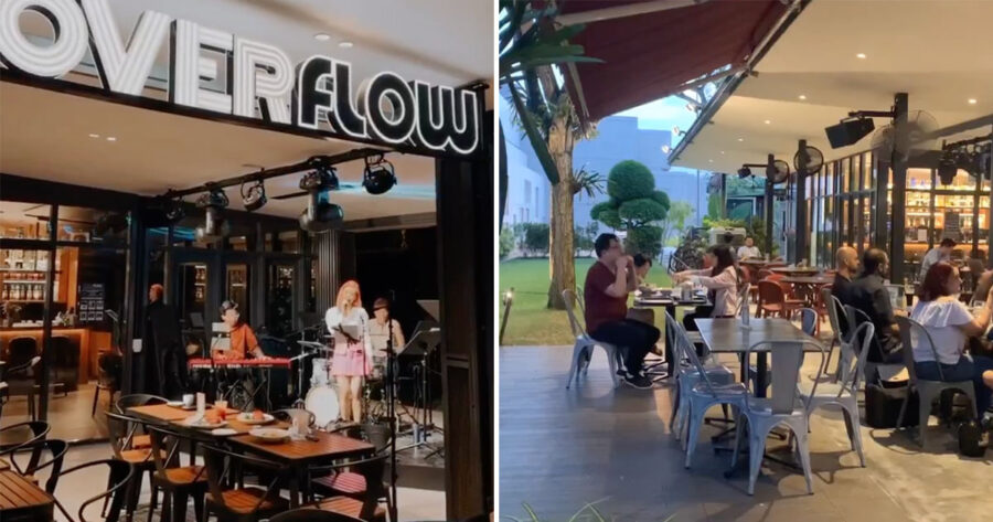 Overflow is the first-ever Live Band Cafe & Bar in Changi Airport T2 ...