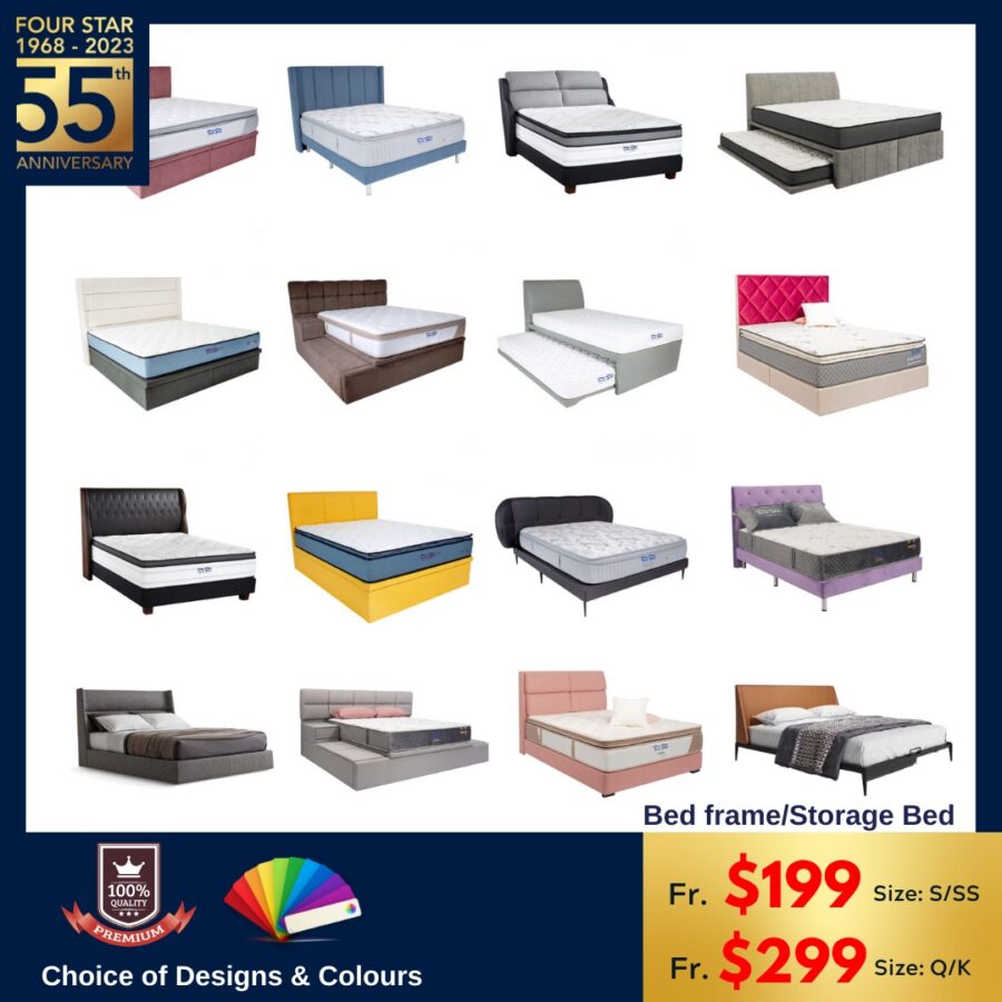 Four Star 55th Anniversary Sale has 55% OFF storewide with mattresses ...