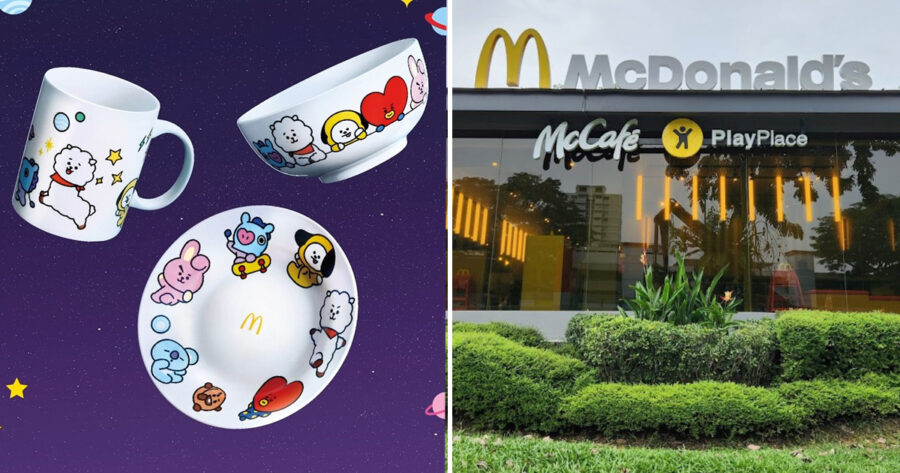 Limited Edition BT21 Ceramic Set available for $19.90 in McDonald's ...