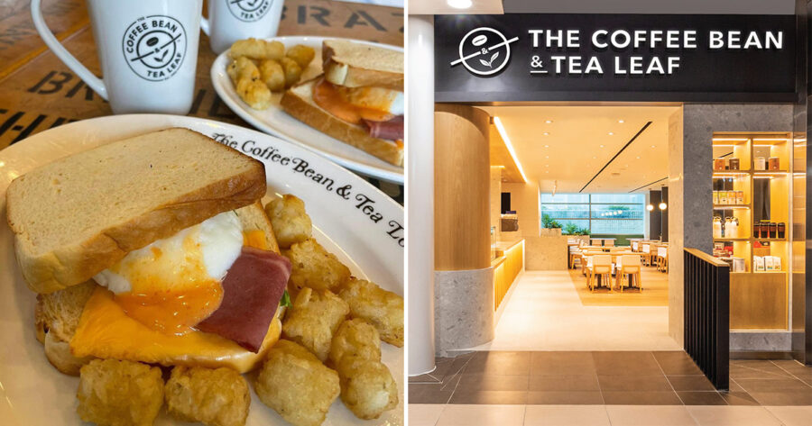 Coffee Bean has $6 Milk Toast Breakfast Sandwich Set with Mini Hash ...