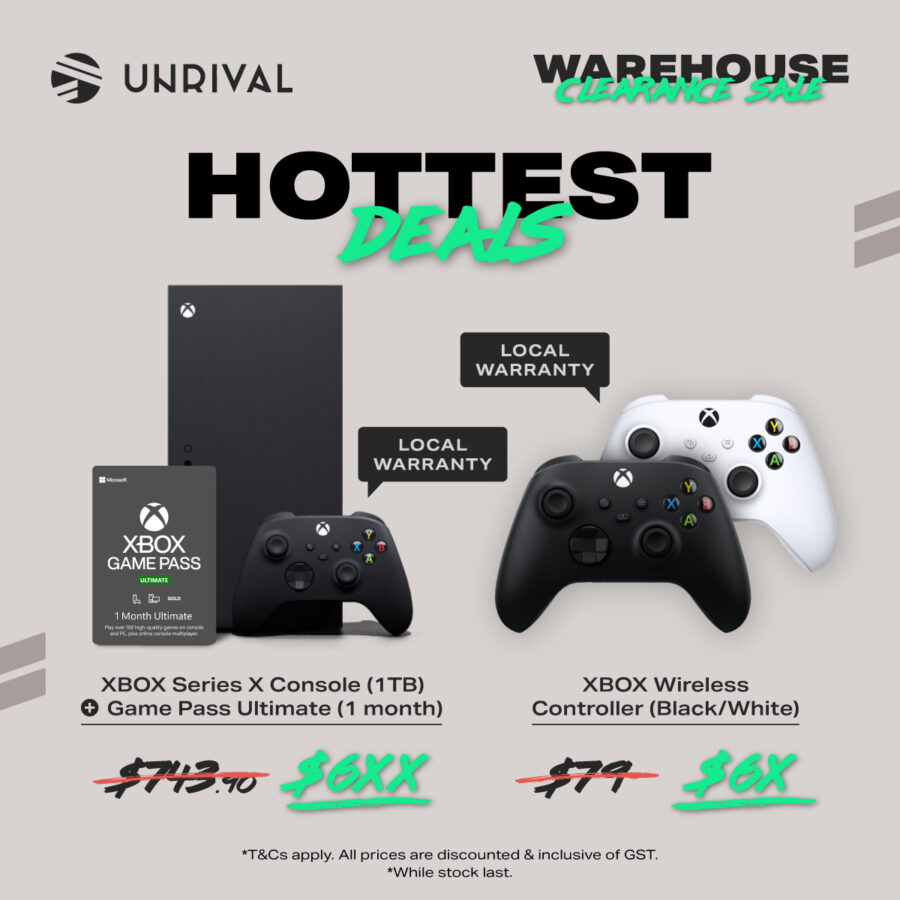 Game & Console Warehouse Sale in Ubi from Jun 1 - 4 has up to 90% OFF lots of games, hardware ...
