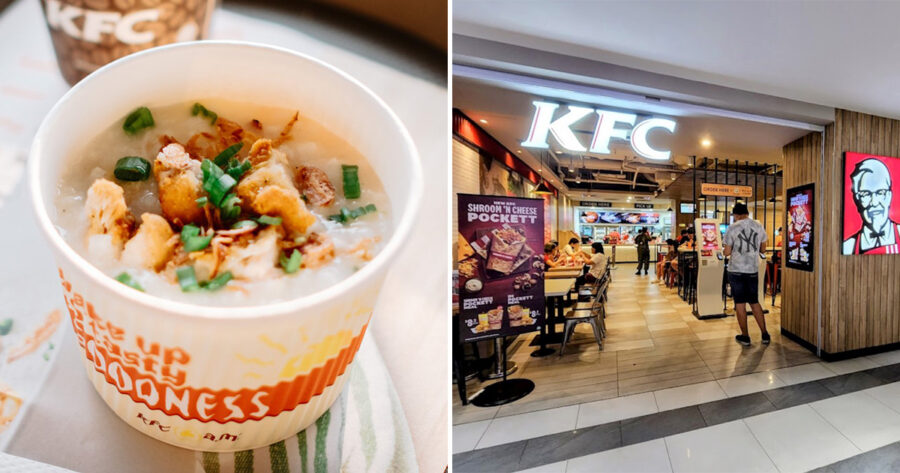 KFC S'pore has 1-FOR-1 Deals on Original Recipe Porridge and Famous ...
