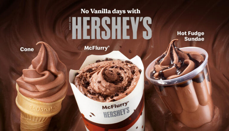 HERSHEY'S Cones, McFlurry & Hot Fudge Sundae Desserts are back at ...