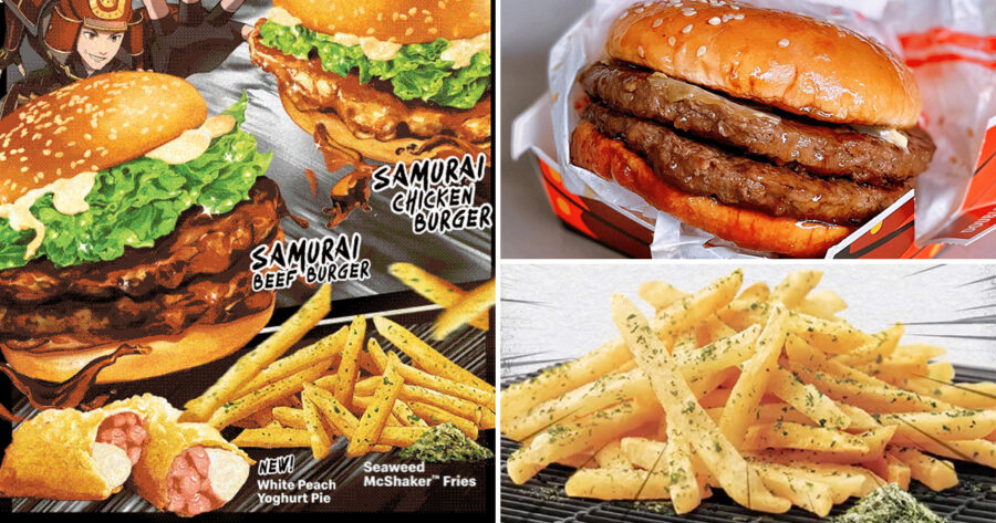 Samurai Burgers & Seaweed McShaker Fries are back at McDonald's S'pore ...