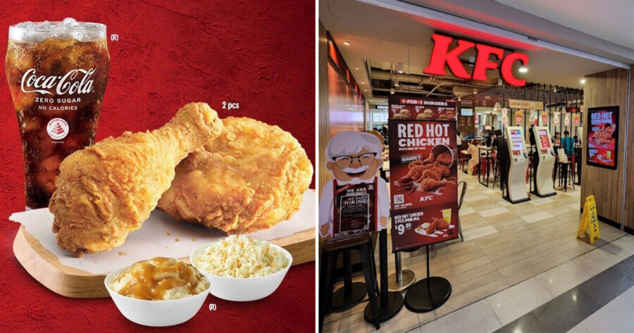 KFC S'pore's $4 OFF 2pcs Chicken Meal with Trust Card till Oct 31 means ...