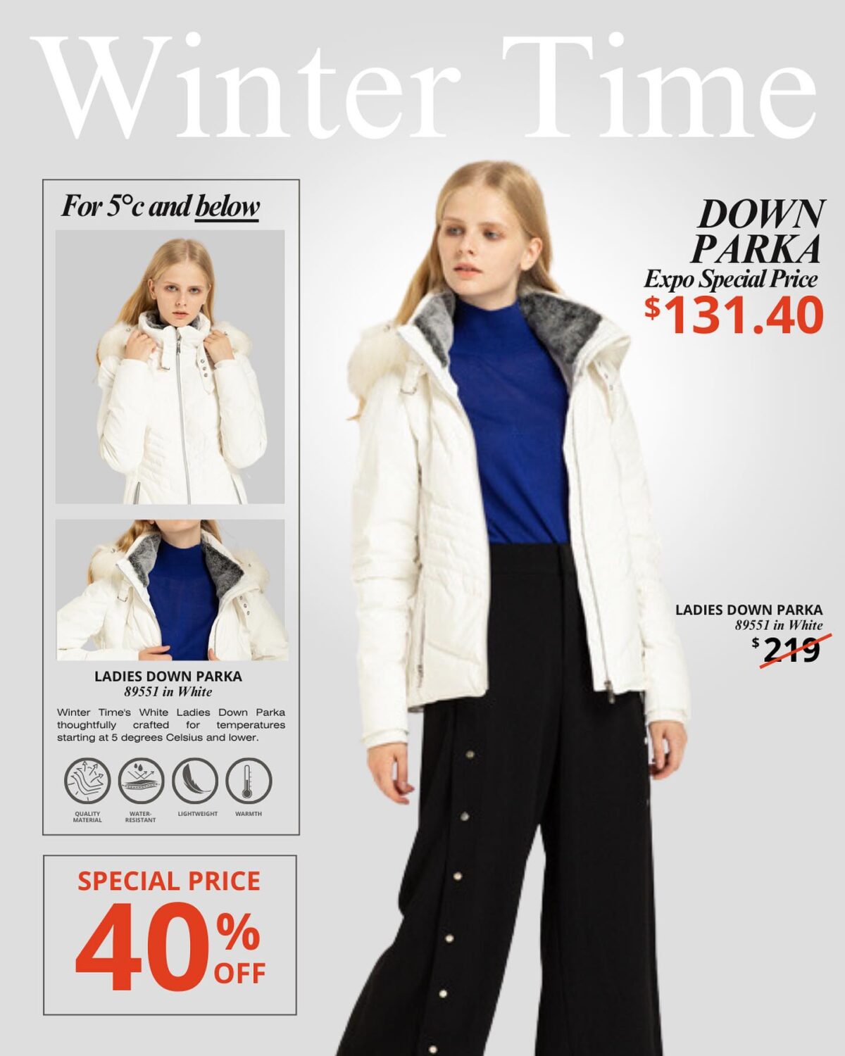 Winter Time Expo Sale from Oct 4 - 8 has up to 80% OFF lots of Winter ...