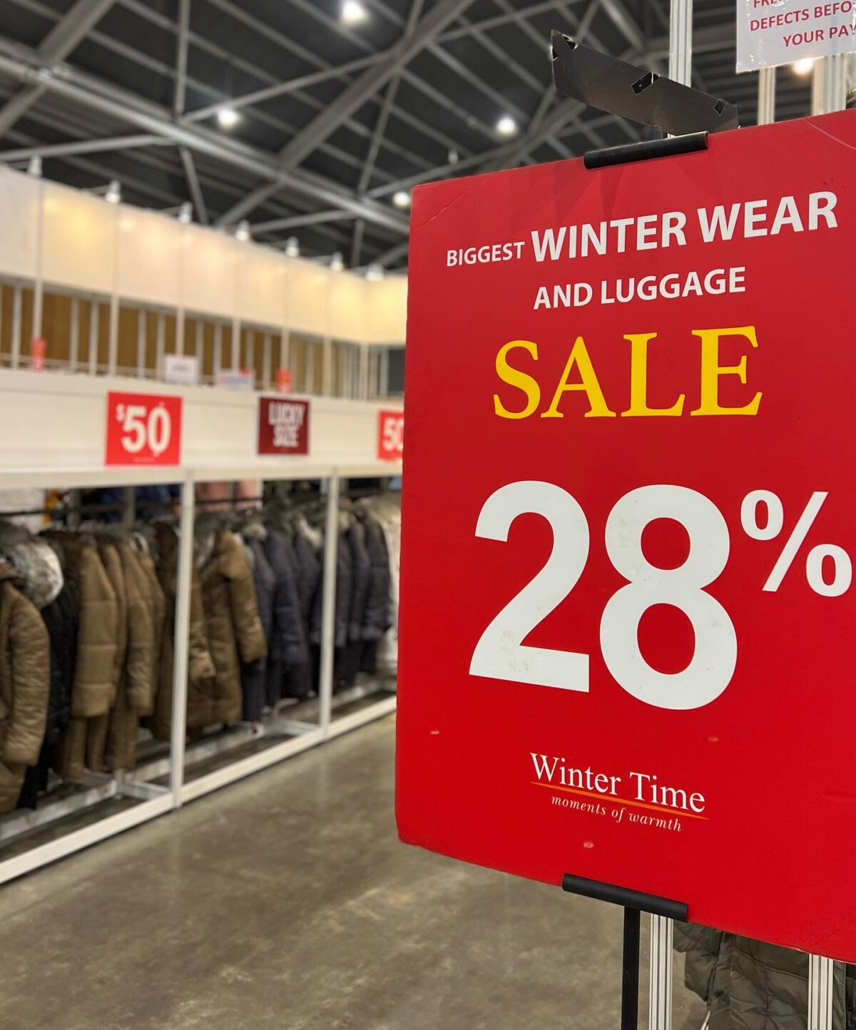 Winter Time Expo Sale from Oct 4 - 8 has up to 80% OFF lots of Winter ...