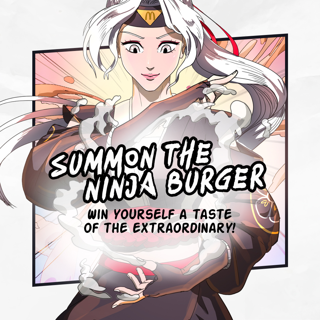 McDonald's launching Ninja Burger on Oct 12 with 50% OFF Promotion when ...