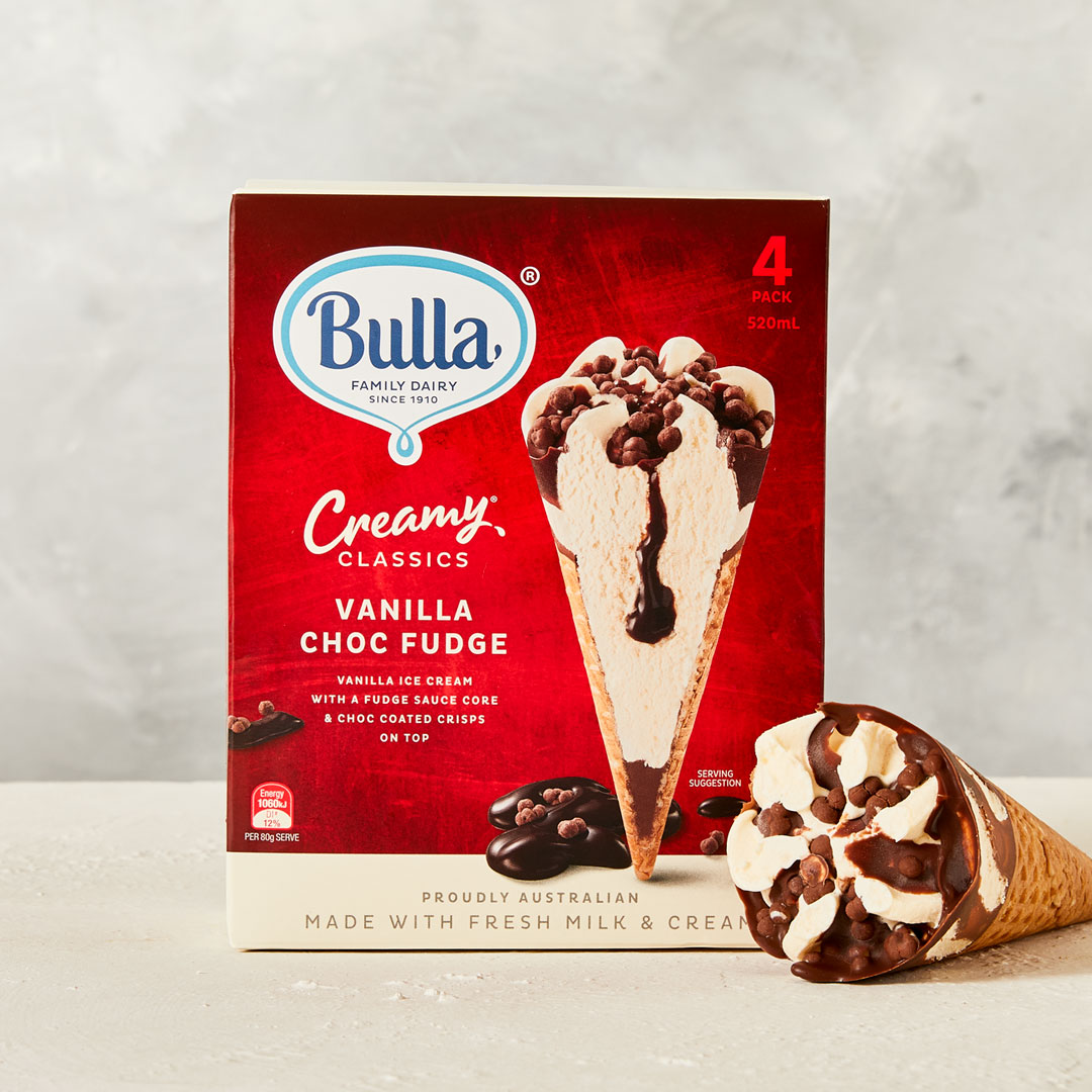 Bulla Creamy Classic Cones ice cream getting 50% OFF at FairPrice till ...