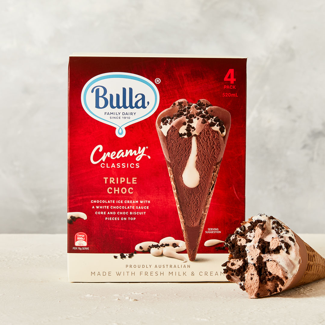 Bulla Creamy Classic Cones ice cream getting 50% OFF at FairPrice till ...