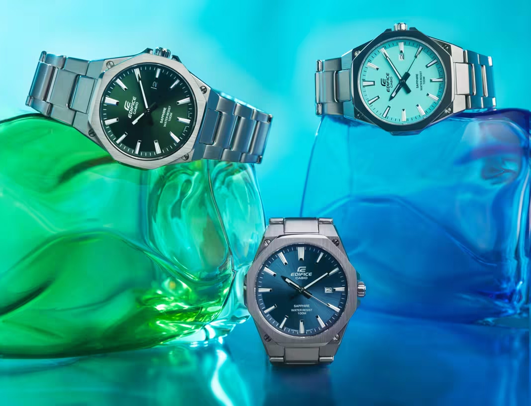 Casio S'pore selling 'Tiffany' Edifice Slim with Turquoise Dial and ...