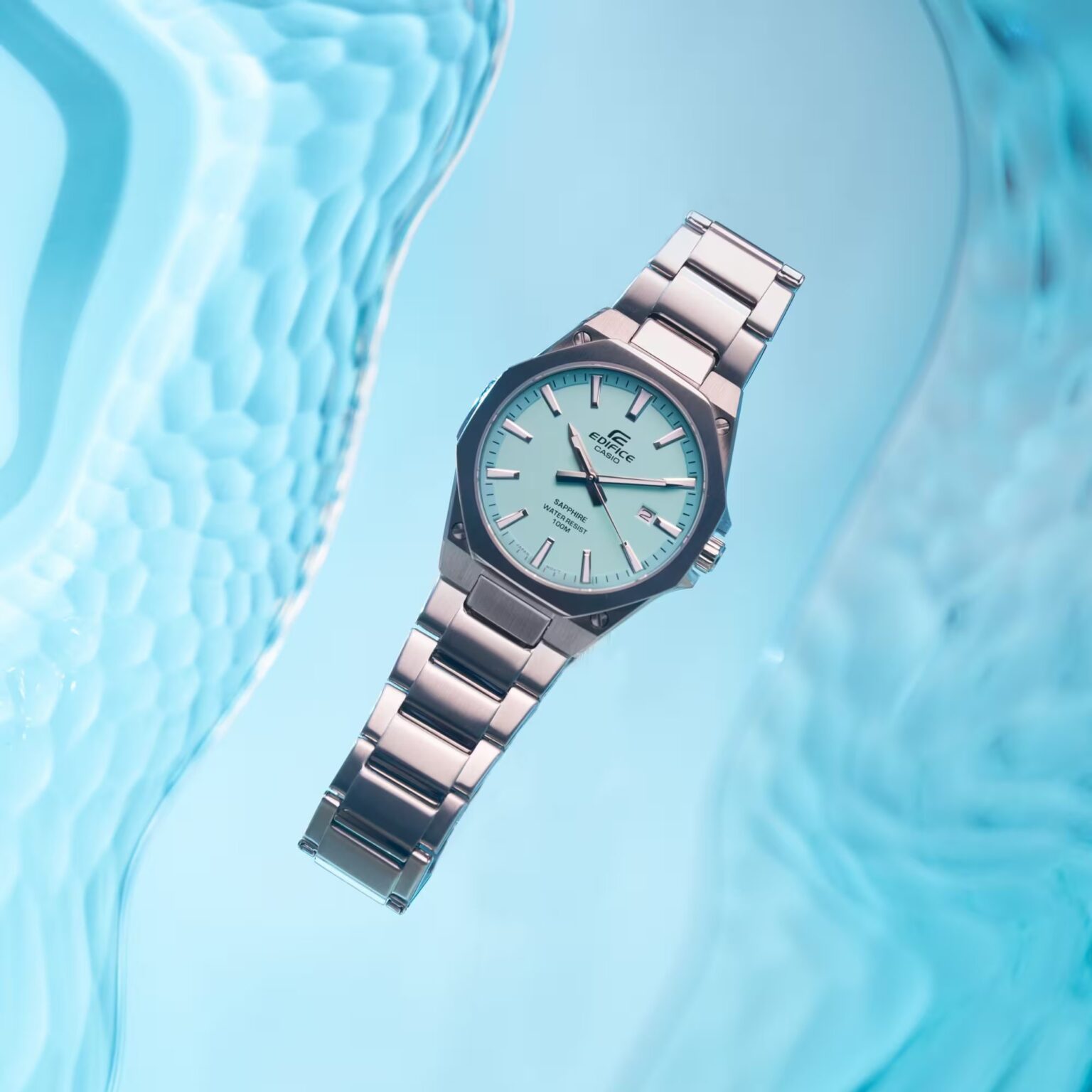 Casio S'pore selling 'Tiffany' Edifice Slim with Turquoise Dial and ...