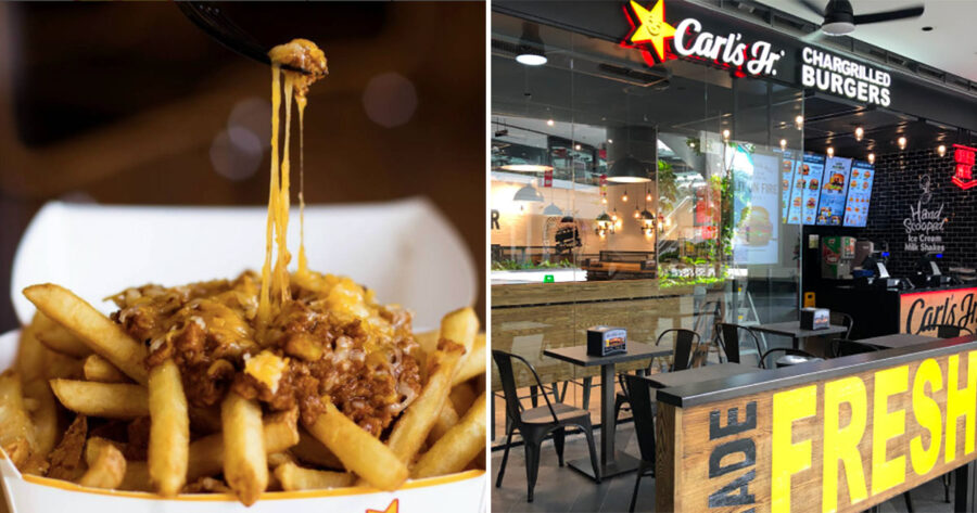 Carl's Jr. offers S$2.99 Beef Chilli Cheese Fries with this Online Deal ...