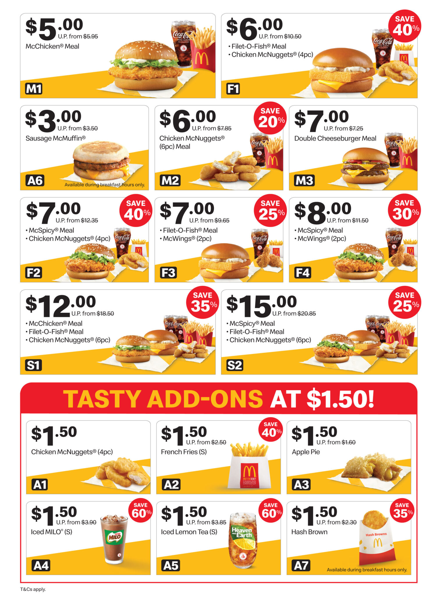 McDonald's launches Super Saver Deals till Jan 24 with up to 60% OFF ...