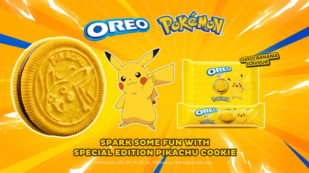 OREO x Pokémon Collection features 16 Embossed Cookies, Pikachu Choco ...
