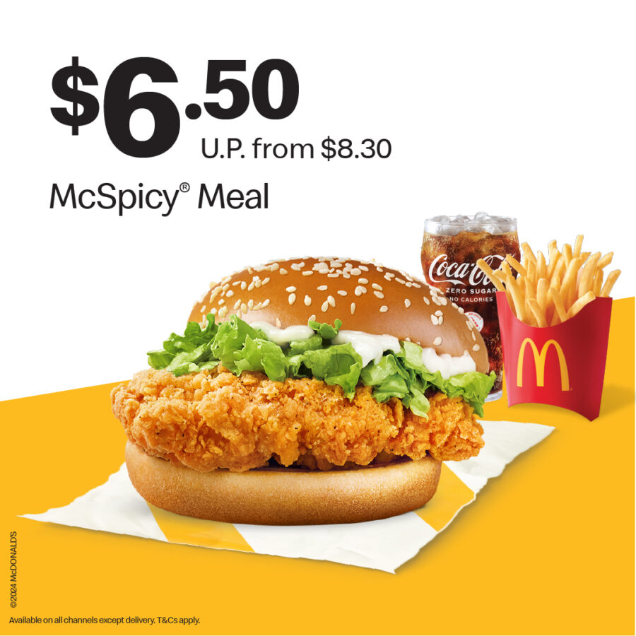 McDonald's to offer 50% OFF on McSpicy Meal with Iced MILO on Feb 26 ...