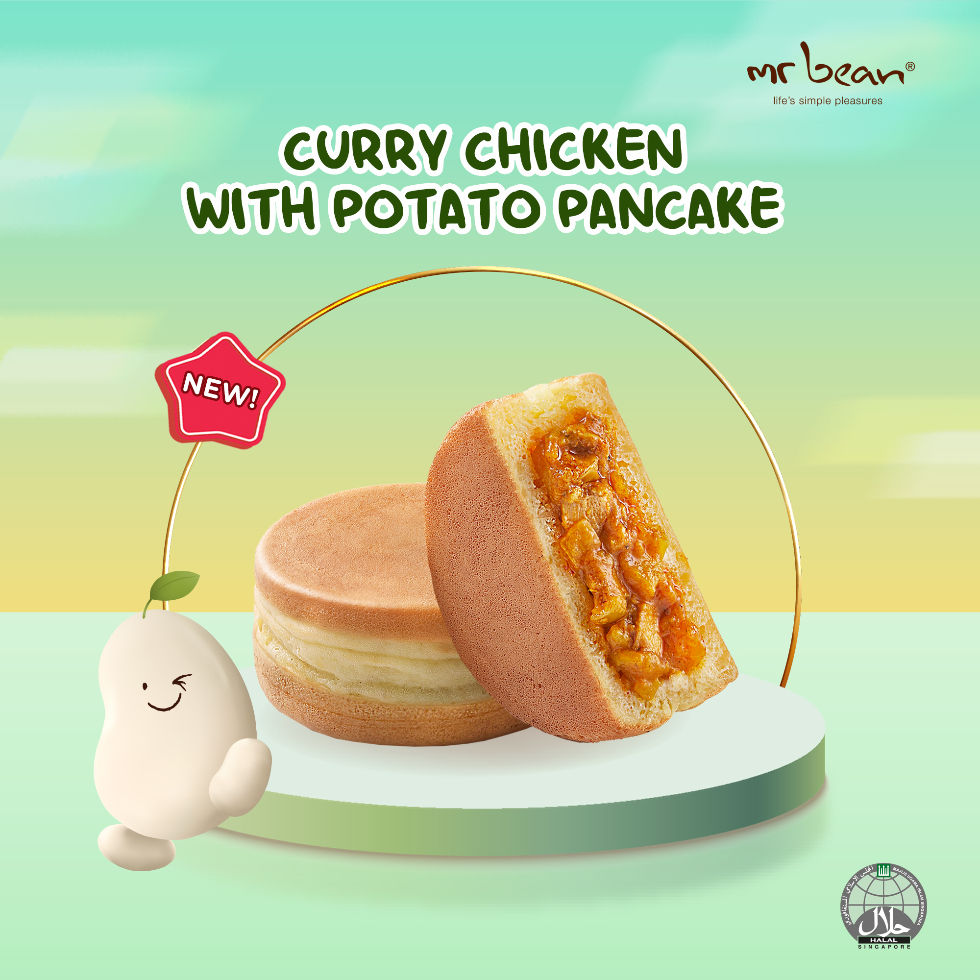 Mr Bean adds Thai Tea Soy Milk with Rice Balls and Curry Chicken with ...