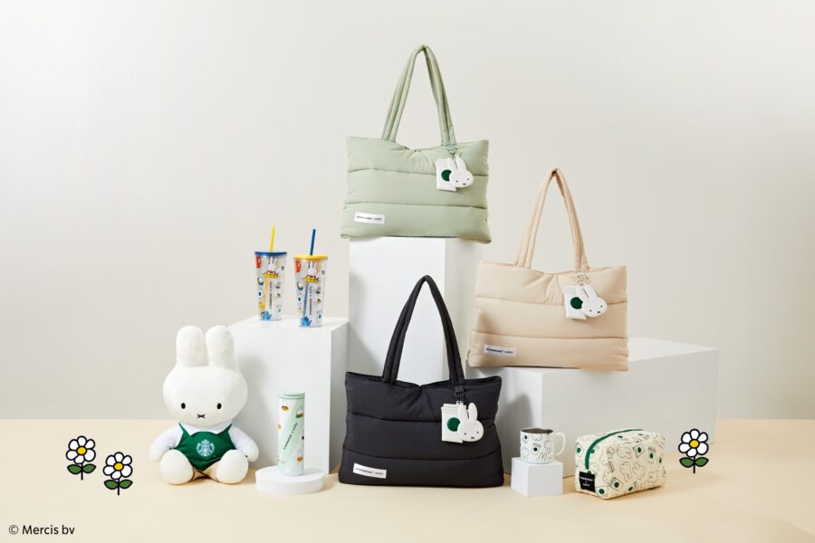 Starbucks x Miffy Collection featuring Puffy Tote Bags and Vibrant Drinkware launching on Mar 13 ...