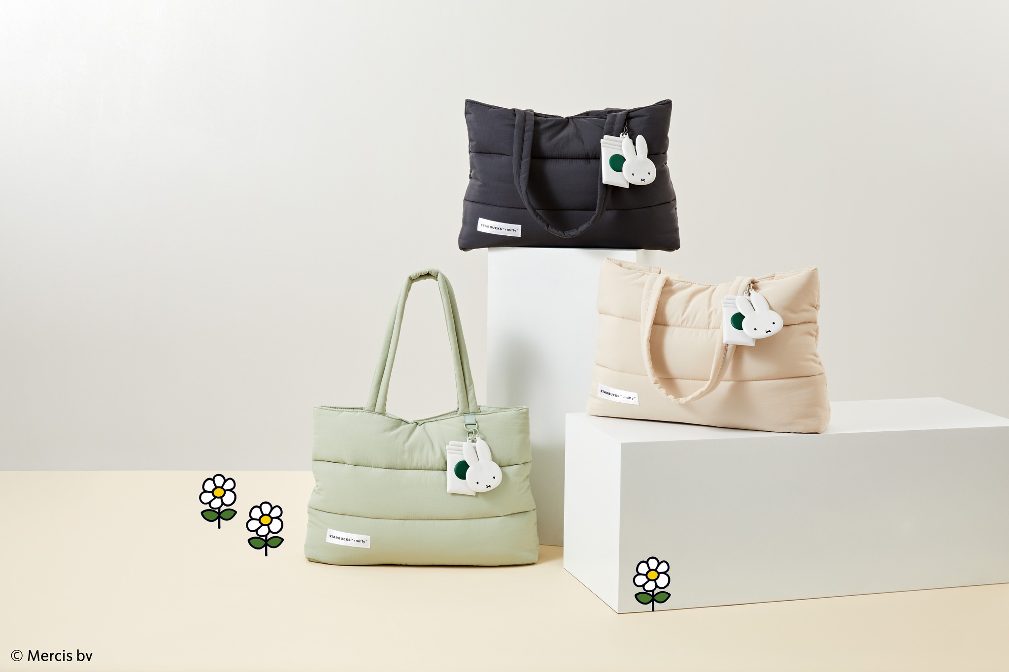 Starbucks x Miffy Collection featuring Puffy Tote Bags and Vibrant Drinkware launching on Mar 13 ...