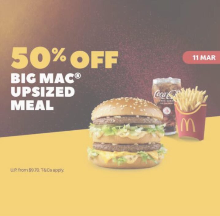McDonald's to offer 50% OFF Deals on Big Mac Meal and McGriddles with ...