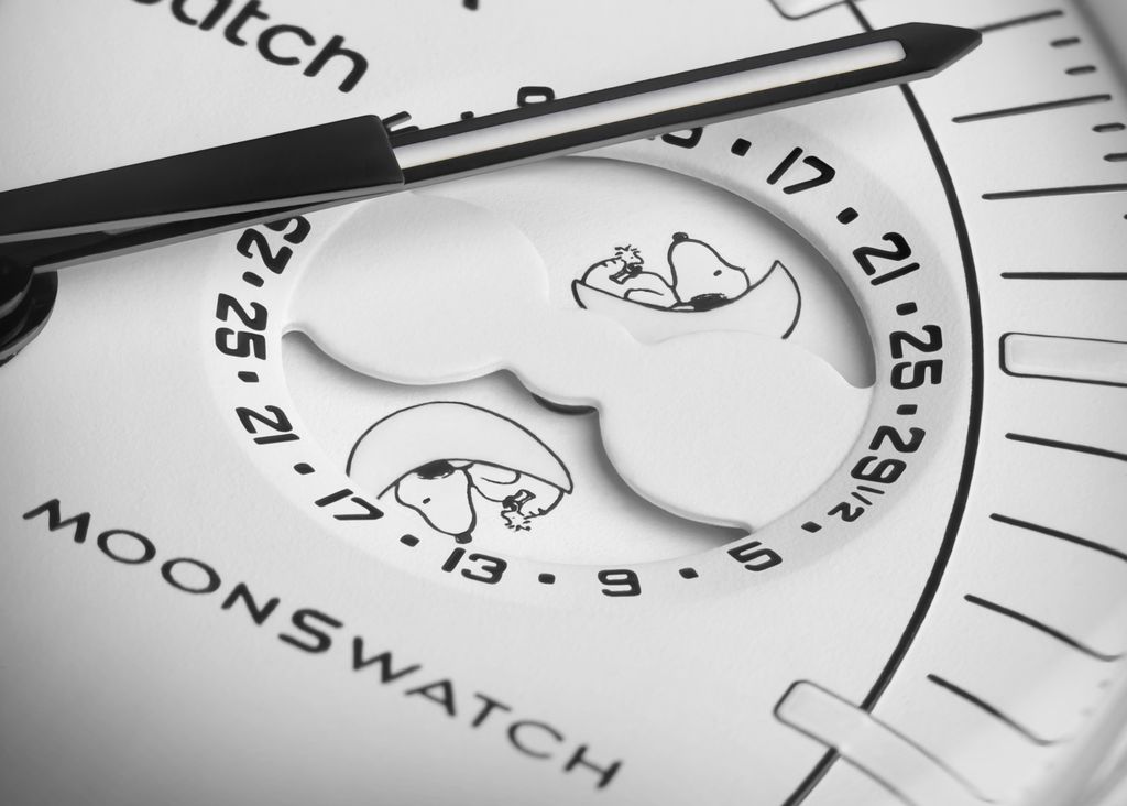 Swatch launches All-White Bioceramic MoonSwatch with Snoopy NASA Mascot ...