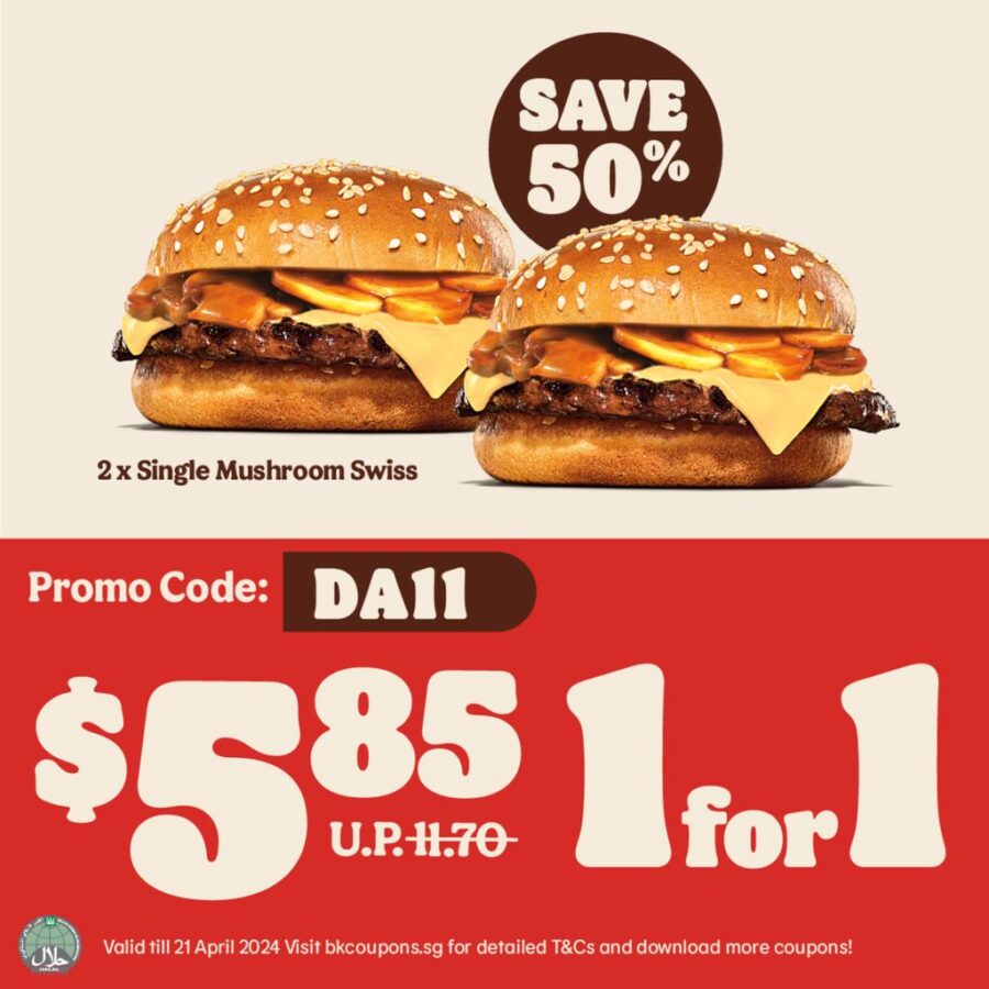 Burger King has 18 Discount Coupons for use till Apr 21 including a 1 ...