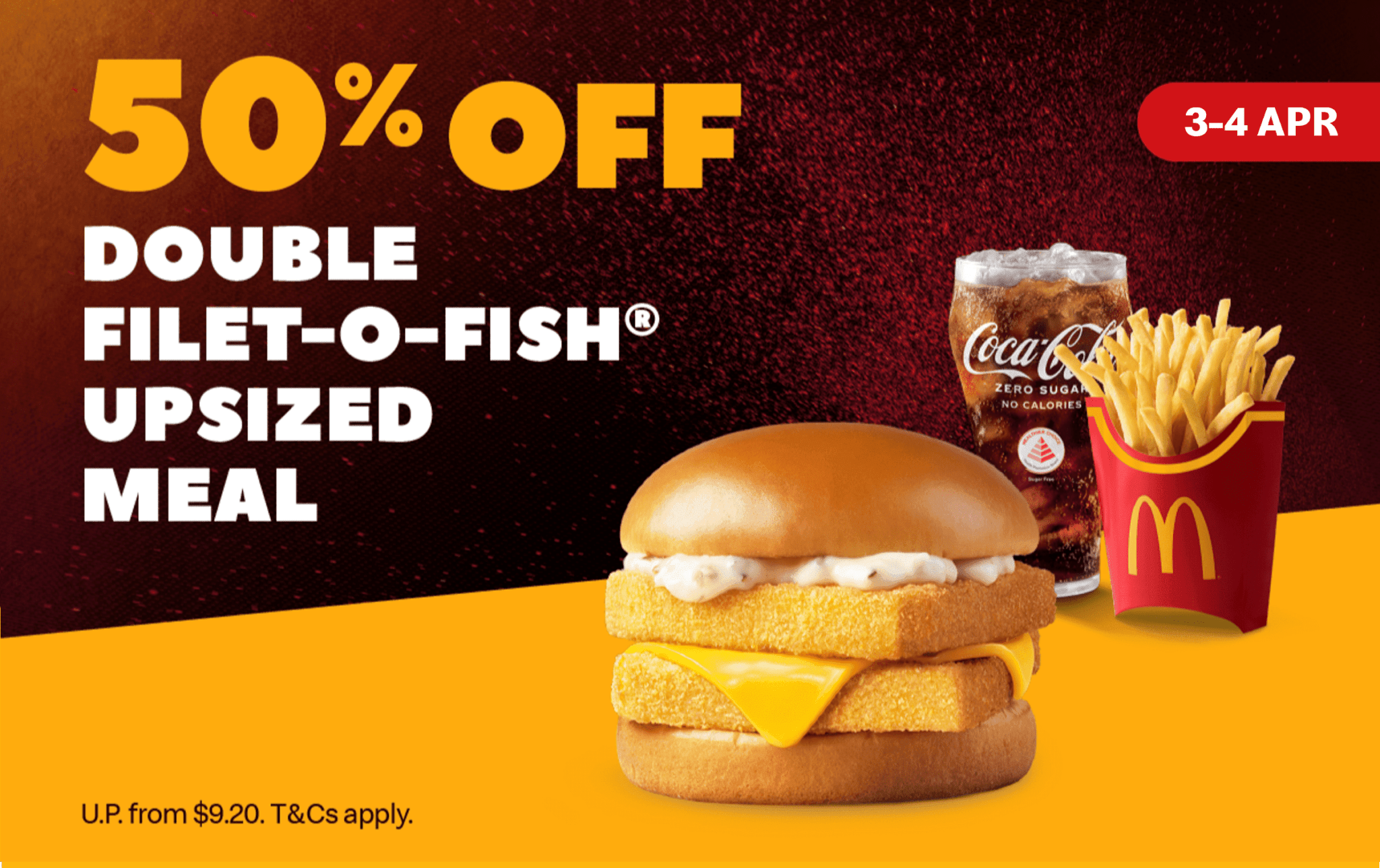 McDonald's has 1-FOR-1s and 50% OFF Meals including Double Filet-O-Fish ...