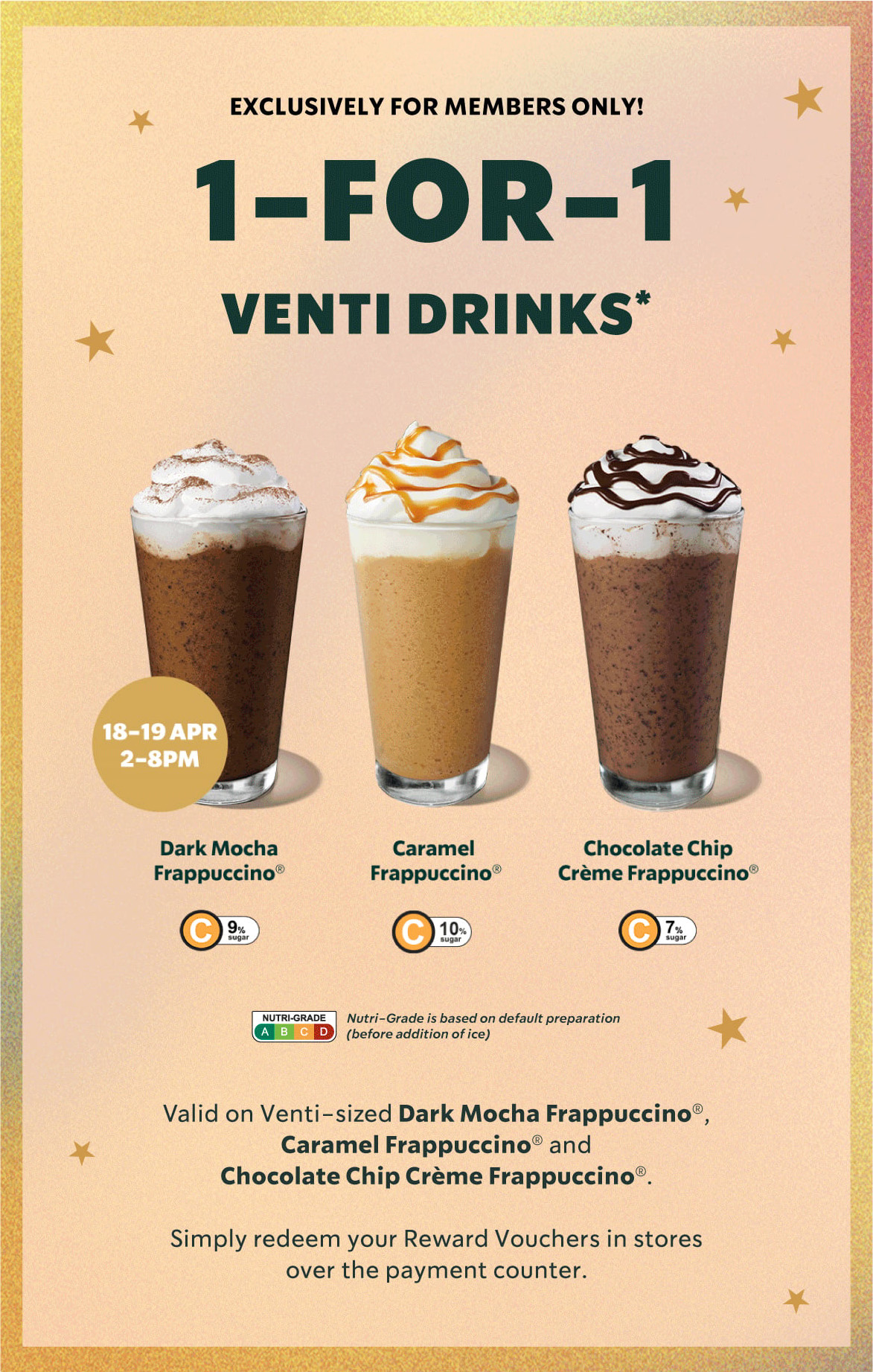 Starbucks brings back 1-FOR-1 Frappuccino Promotion for Rewards Members ...