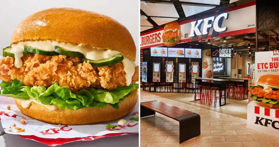 KFC S'pore launches new ETC Burger with Pickles & Secret Sauce, unveils ...