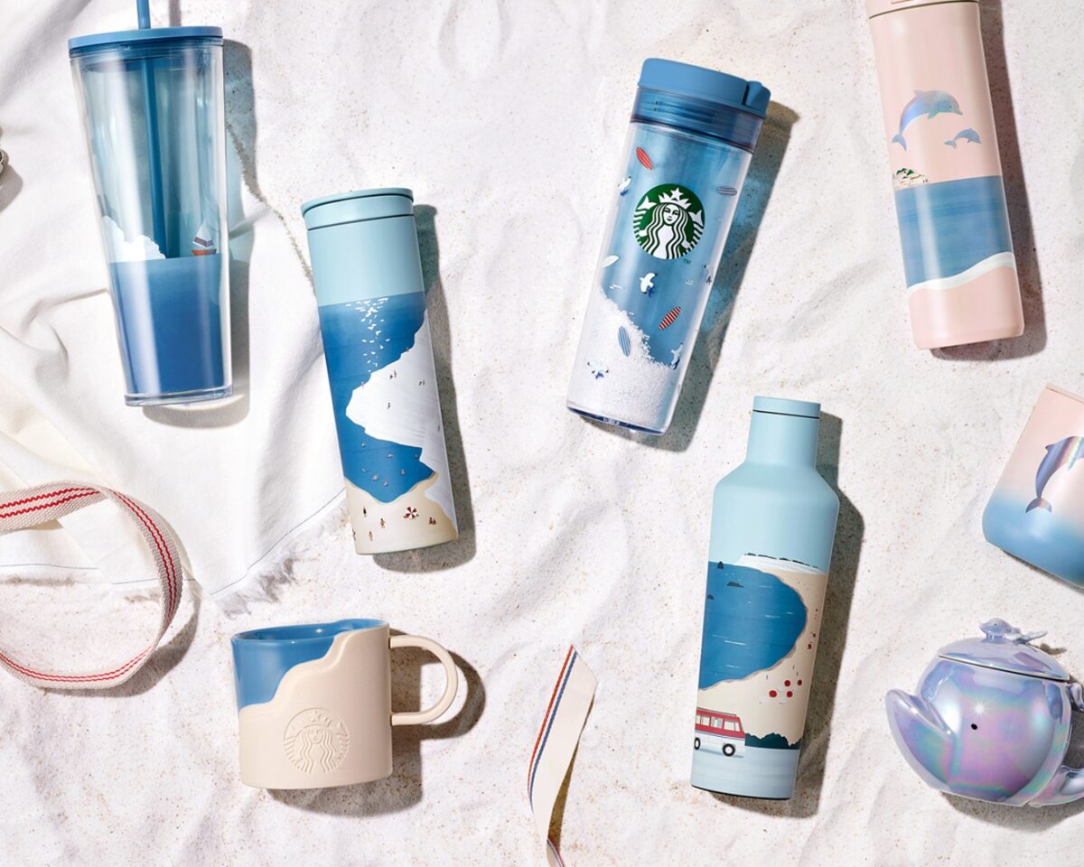 Starbucks unveils Seaside Getaway Collection featuring 20 Beach ...